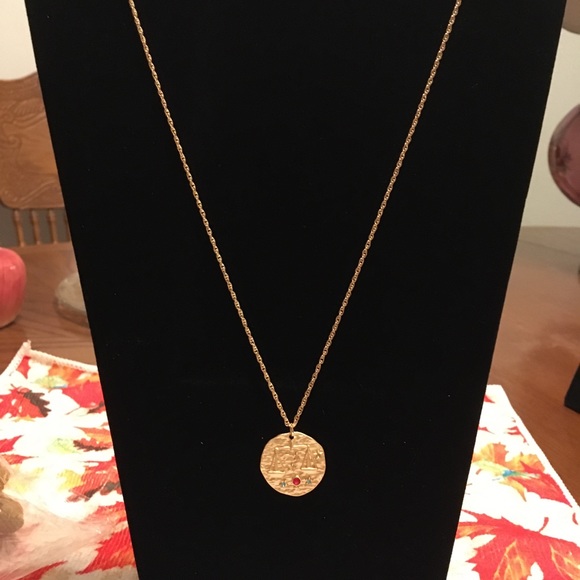 Jewelry | Gold Tone Scales Of Balance Necklace | Poshmark